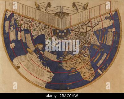 Ptolemy's world map. Ptolemy's Geography Stock Photo - Alamy