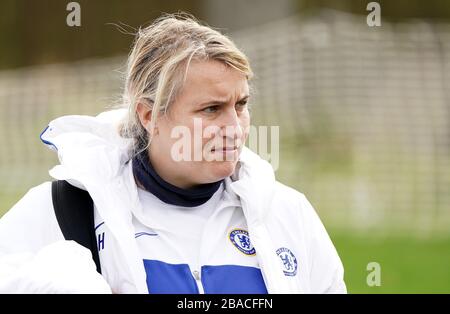 Chelsea manager Emma Hayes arrives ahead of the UEFA Women's Champions ...