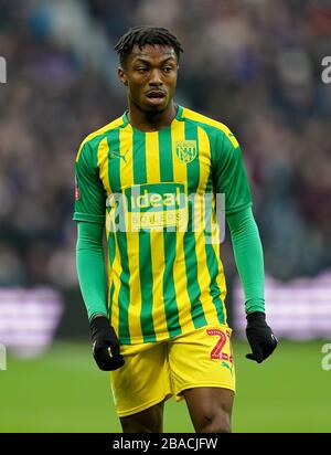 West Bromwich Albion's Kyle Edwards in action during the Sky Bet ...