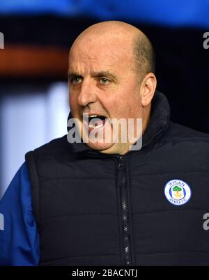 Wigan Athletic manager Paul Cook Stock Photo - Alamy