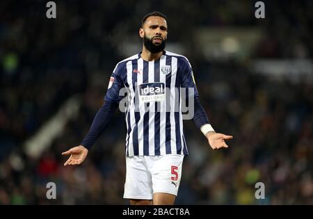 West Bromwich Albion's Kyle Bartley during the Premier League match at ...