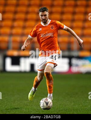 Blackpool's James Husband Stock Photo - Alamy