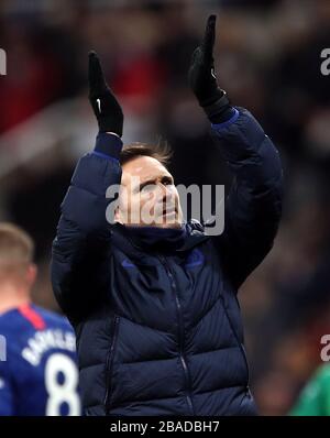 Chelsea manager Frank Lampard after the Premier League match at ...