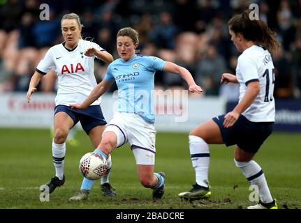 Ellen White of Manchester City in action during the Barclays FA Women's ...