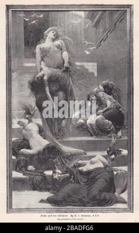 In Greek mythology, Niobe was a daughter of Tantalus and of either ...