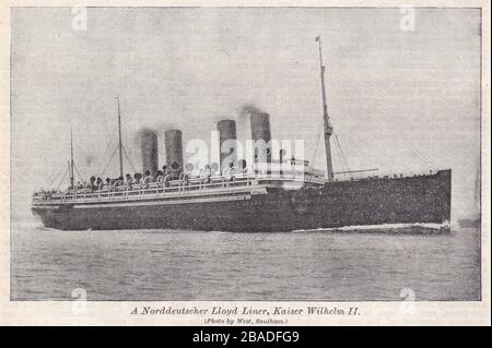 The SS Kaiser Wilhelm II was a German ocean liner launched in the early ...