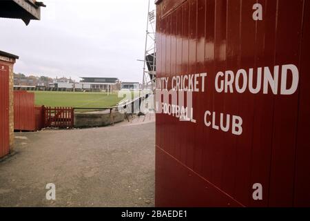 The County Ground, home of Northampton Town Football Club Stock Photo ...