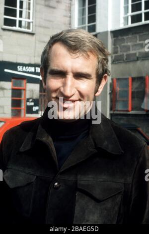 Alan Dicks Bristol City manager with foorball player Geoff Merrick ...