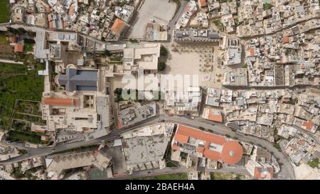 Bethlehem. 27th Mar, 2020. Aerial photo taken on March 27, 2020 shows a ...