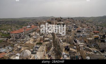 Bethlehem. 27th Mar, 2020. Aerial photo taken on March 27, 2020 shows a ...