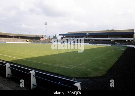 A general view of Deepdale, the home of Preston North End Stock Photo ...