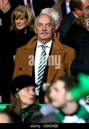 Celtic's owner Dermot Desmond in the stands Stock Photo - Alamy
