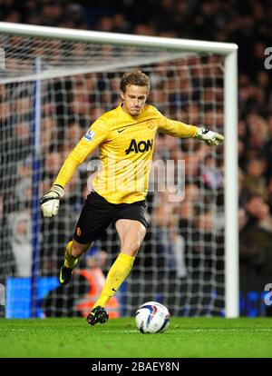 Anders Lindegaard, Manchester United Stock Photo - Alamy