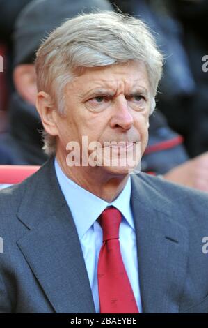 Arsenal manager Arsene Wenger before the Premier League match at ...