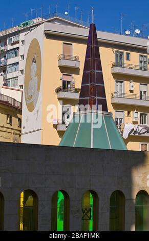 Salvator Rosa building, Naples,Campania,Italy,Europe Stock Photo - Alamy