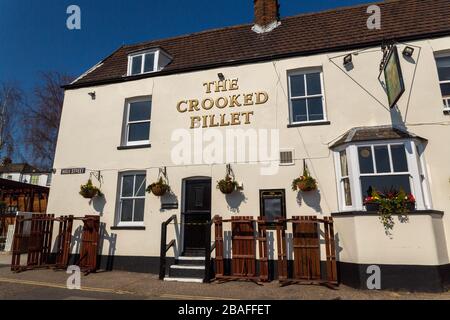 The Crooked Billet pub in Old Leigh, High Street Leigh on Sea, Essex ...