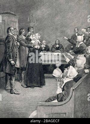 Salem Witch Trials, 1692 - 1693, Trial of George Jacobs of Salem for ...