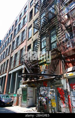 Cortlandt Alley is one of few remaining, and most filmed, back alleys ...