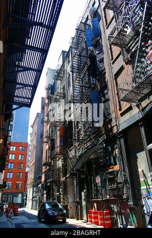 Cortlandt Alley is one of few remaining, and most filmed, back alleys ...