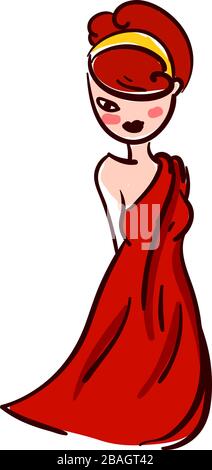 greek goddess hera cartoon Stock Vector Image & Art - Alamy