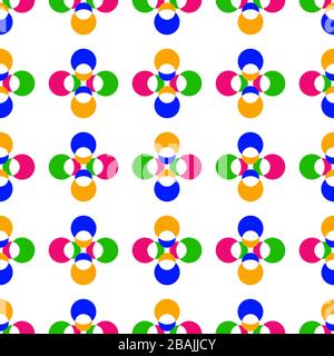 Multi color seamless abstract pattern. Background and backdrop. Multi ...