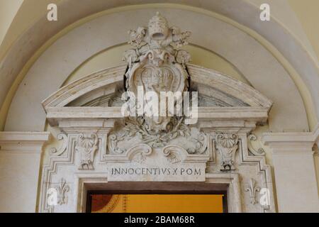 detail, art, 2012, Embassy of Brazil, Palazzo Pamphili, Rome, Italy ...