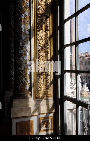 detail, art, 2012, Embassy of Brazil, Palazzo Pamphili, Rome, Italy ...