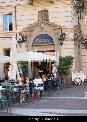 Historical Gelateria Pepino ice-cream shop, one of the oldest in the ...