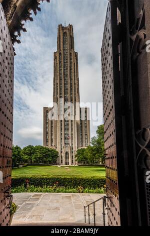 The Cathedral of Learning is a landmark building at the University of ...