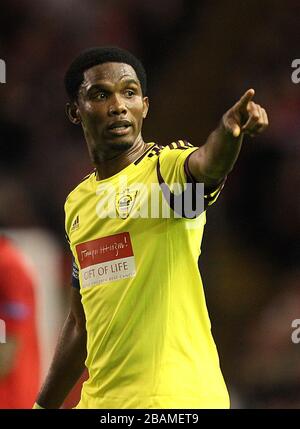 Samuel Eto'o, Anzhi Makhachkala Stock Photo - Alamy