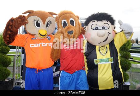 Winners of the Football League Mascot Race, in support of Prostate ...