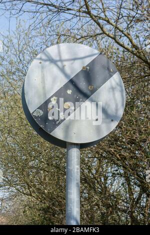 National speed limit applies road sign, Road sign, road signs, UK road ...
