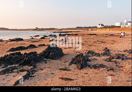 Sunset at Rhosneigr, Anglesey, North Wales, UK. Taken on 12th October ...