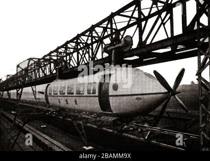 Bennie Railplane Monorail Prototype, Milngavie, Scotland. Image taken ...