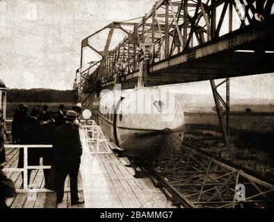 Bennie Railplane Monorail Prototype, Milngavie, Scotland. Image taken ...