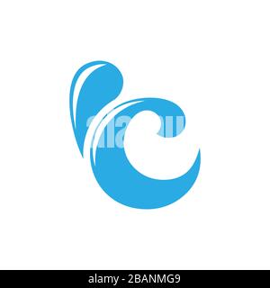 wave water logo vector Stock Vector Image & Art - Alamy