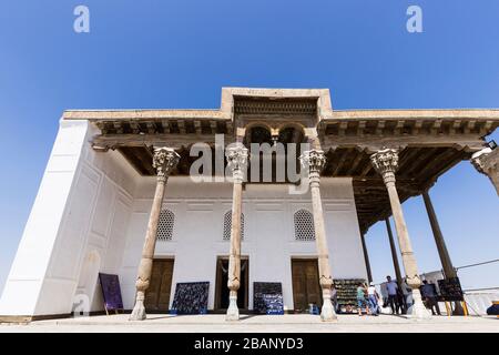 The Jome Mosque, also Juma Mosque, in the Ark Fortress, Bukhara ...