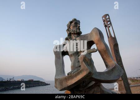 Statue commemorating Englishman, William Adams known as the blue-eyed ...