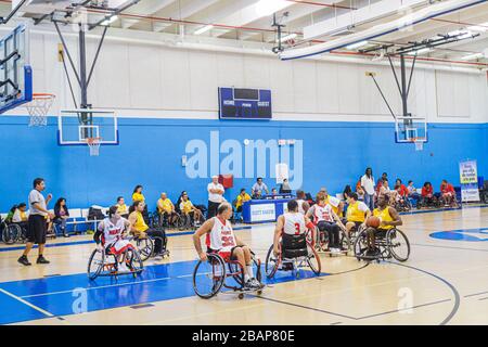 Miami Beach Florida,Scott Rakow Community Center,gymnasium,indoor ...