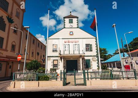 Courthouse Philipsburg St. Martin Maarten Caribbean Island Netherland ...