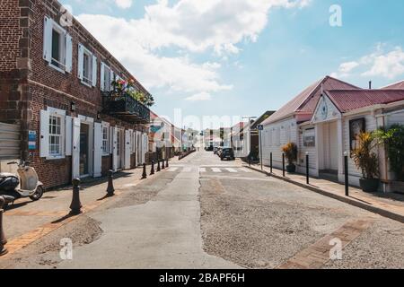 The town of Gustavia, capital of Saint Barthélemy Stock Photo - Alamy
