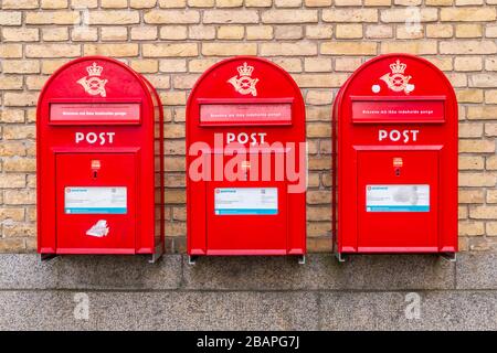 Traditional Danish letterbox, Denmark Stock Photo - Alamy
