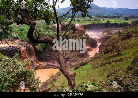 Tis Issat Or Tissisat. The Blue Nile Falls is a waterfall on the Blue ...