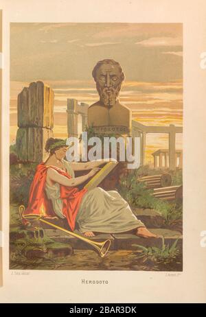 Herodotus, Ancient Greek Historian, Father of History Stock Photo - Alamy