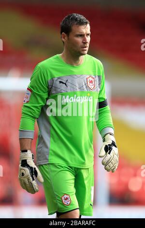 Cardiff City goalkeeper David Marshall Stock Photo - Alamy