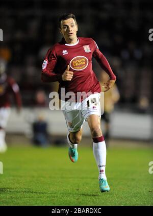 Northampton Town's Alex Nicholls Stock Photo - Alamy