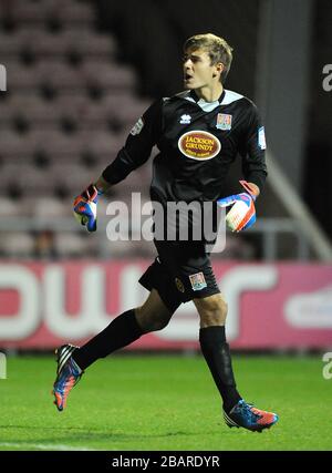 Northampton Town's Dean Snedker Stock Photo - Alamy