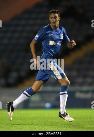 Stockport County's Matt Mainwaring Stock Photo - Alamy