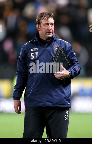 Steve Thompson, Blackpool Assistant Manager Stock Photo - Alamy