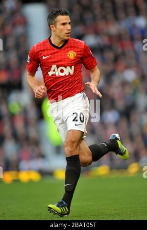 Manchester United's Robin van Persie in action during the Barclays ...